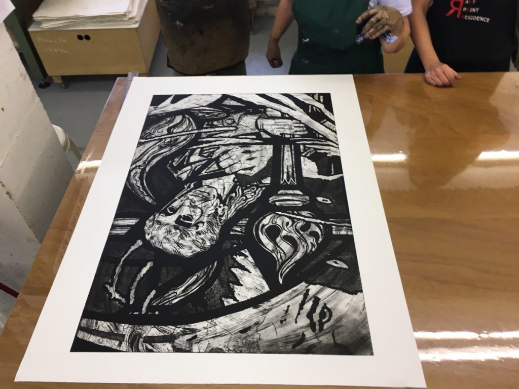 Work in progress Aaron Coleman II – Art Print Residence