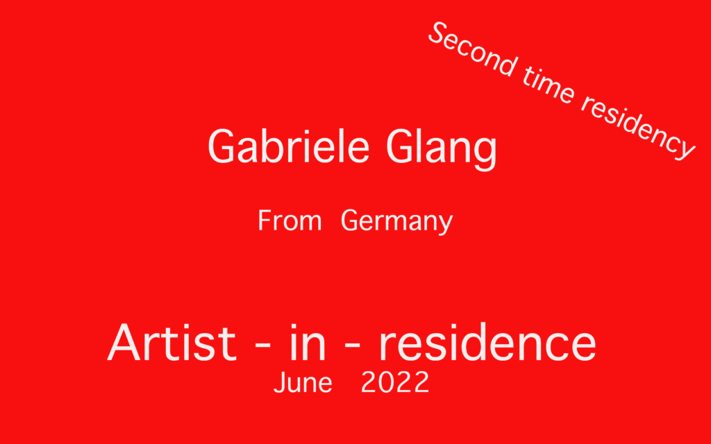 Welcome a new artist resident, Gabriele Glang – Art Print Residence
