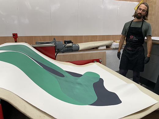 Simon Heusser guest artist – Art Print Residence